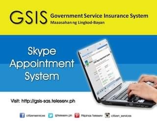 GSIS Skype Appointment System (SAS) Philippines : Government Service Insurance System – www ...